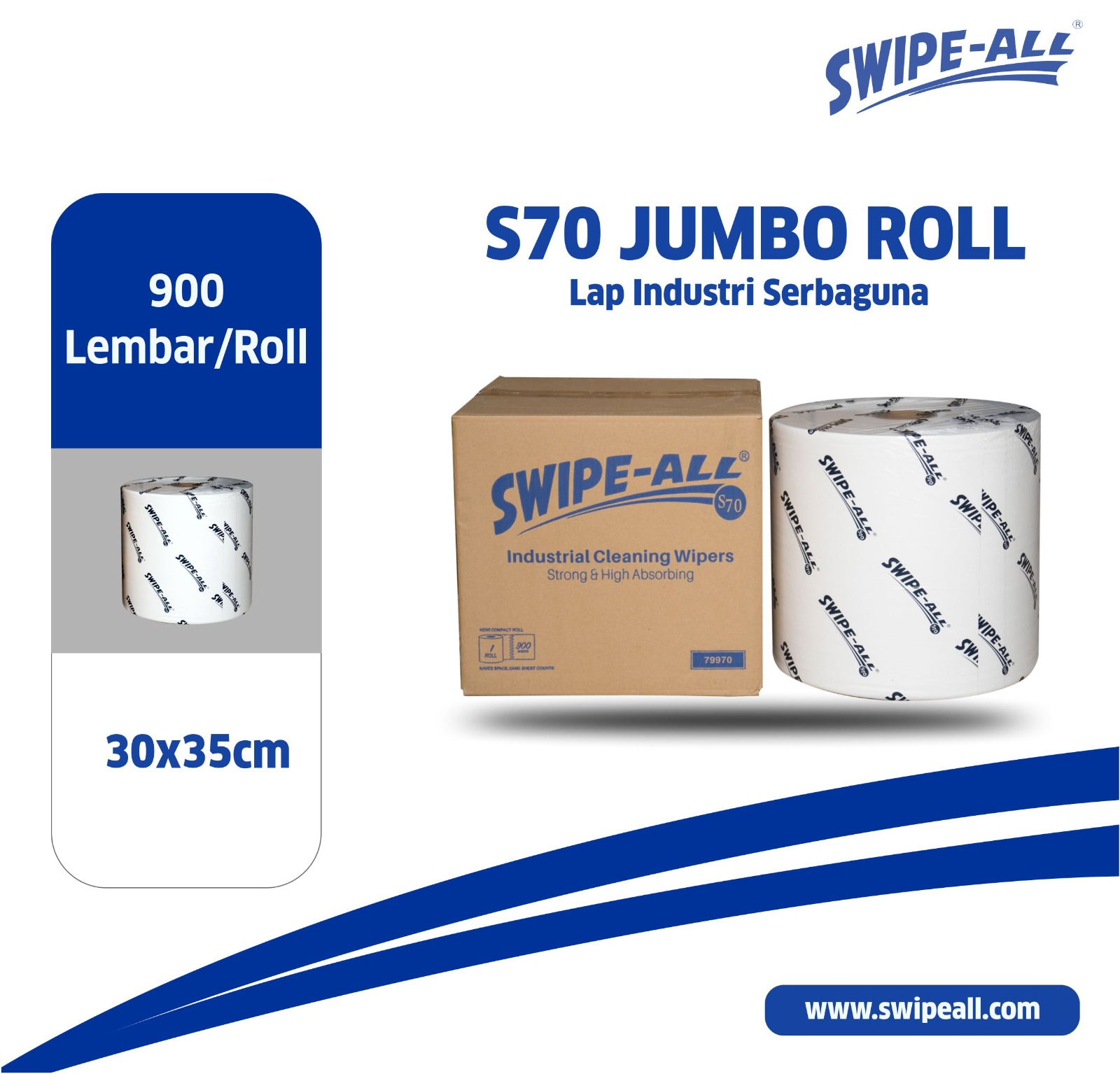 Swipe All S70 JUMBO ROLL - SWIPE ALL