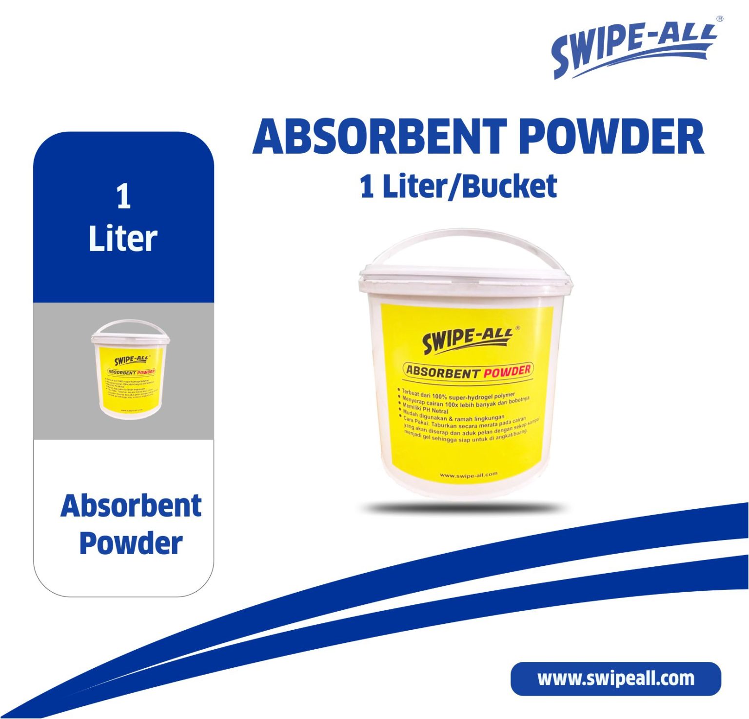 Swipe-All Absorbent Powder - SWIPE ALL