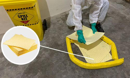 Cara Menggunakan Chemical Spill Kit - Swipe-All.com