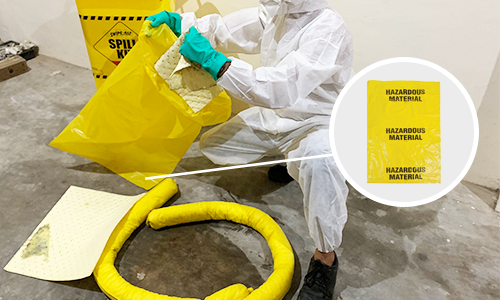 Cara Menggunakan Chemical Spill Kit - Swipe-All.com